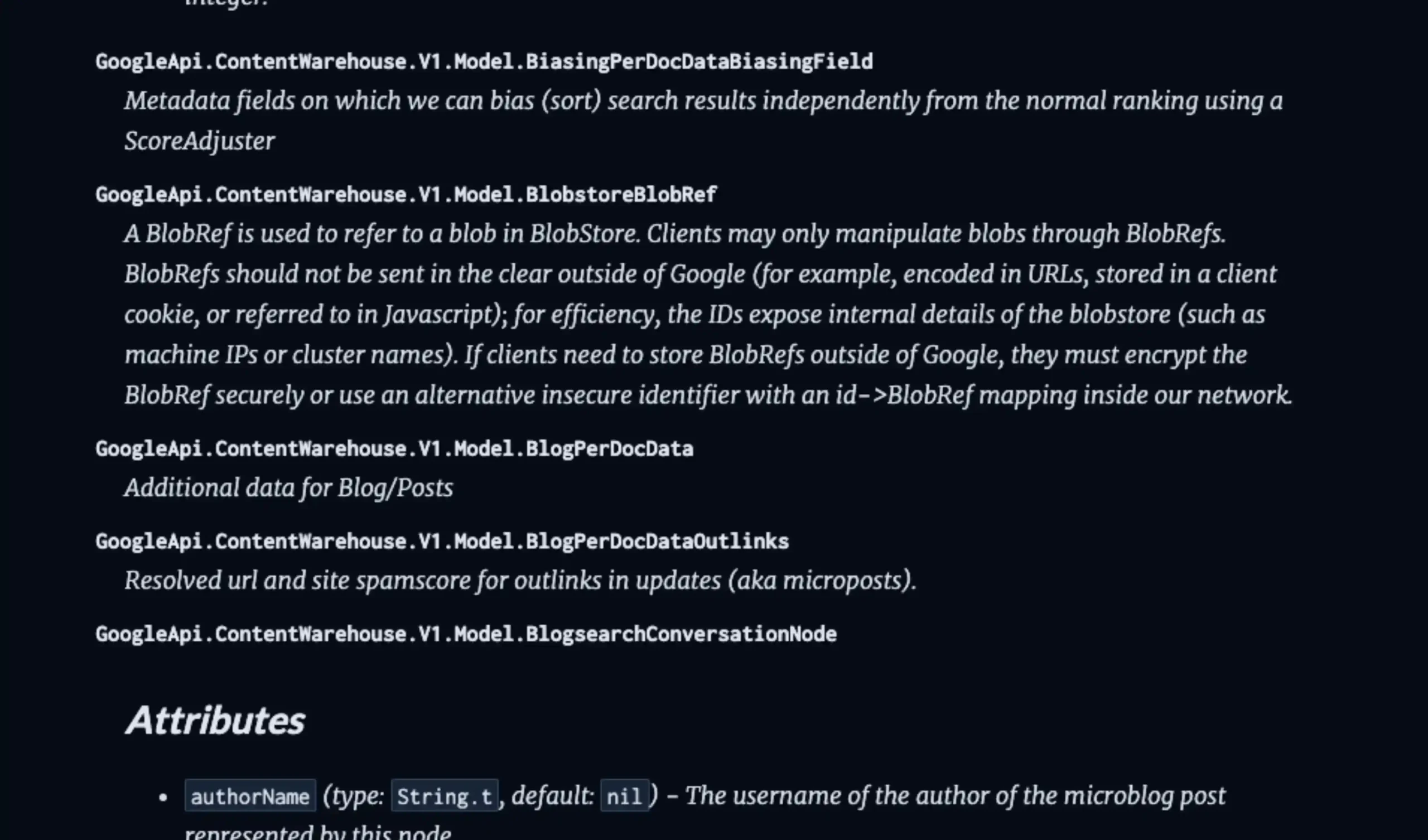 Google API Content Warehouse Leak - Dealers League